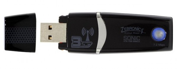Zebronics Sonic 3.5G USB modem / dongle launched for INR1500